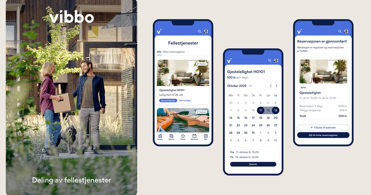 Deling av fellestjenester på Vibbo – Grafill