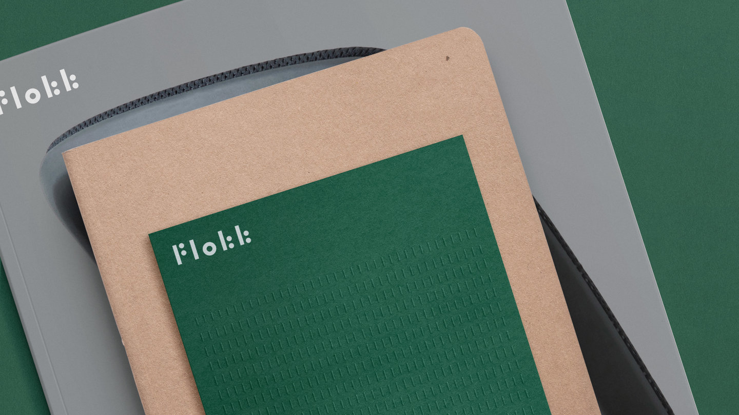 Visuell identitet for Flokk – Grafill