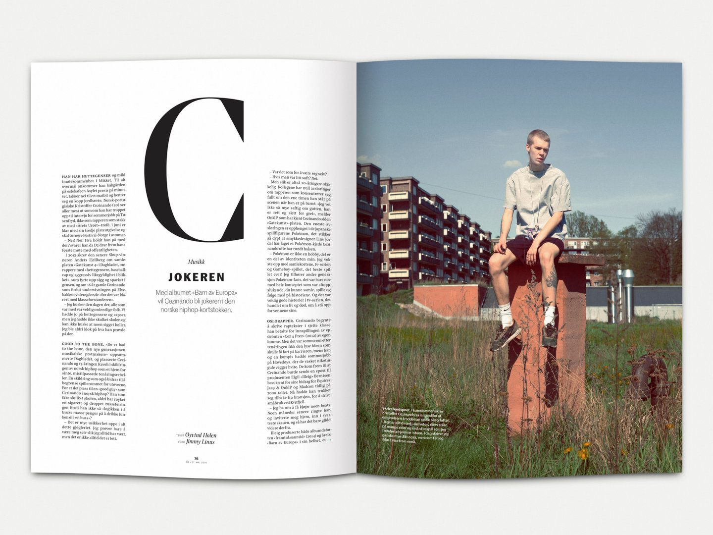 Redesign av magasin D2 – Grafill