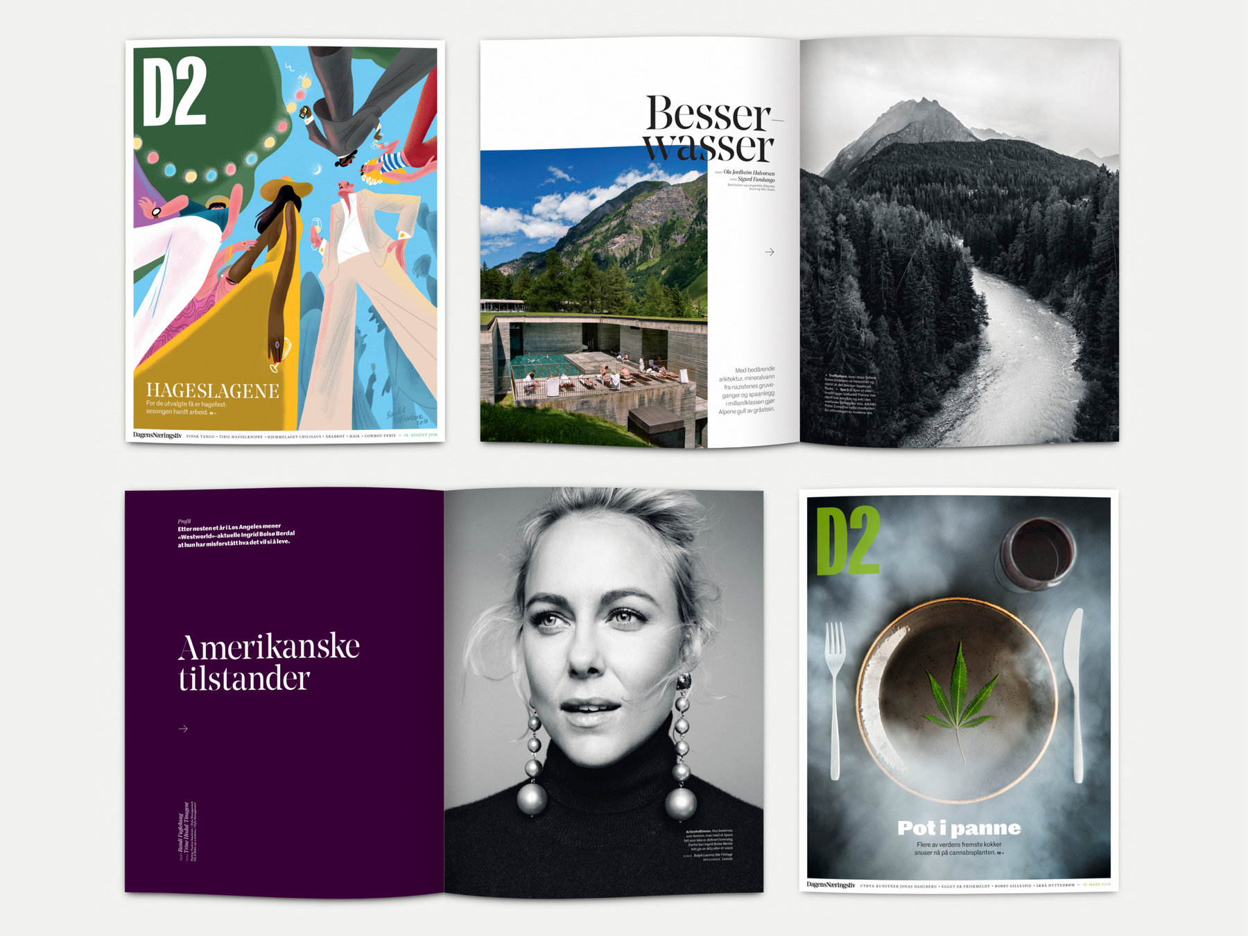 Redesign av magasin D2 – Grafill